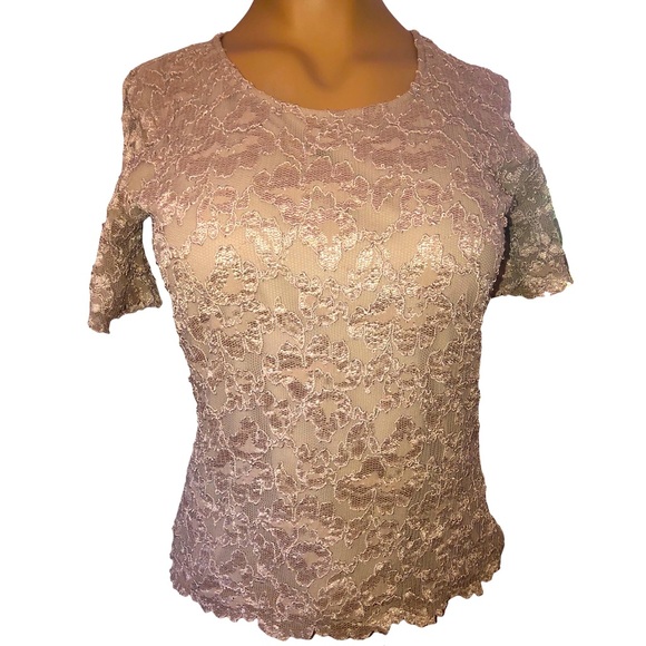 MICHI | Tops | Stretch Lace Top | Poshmark